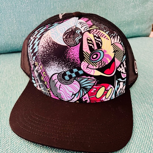 Neff | Accessories | Neff X Disney Mens Trucker Hat Black Multi Color ...